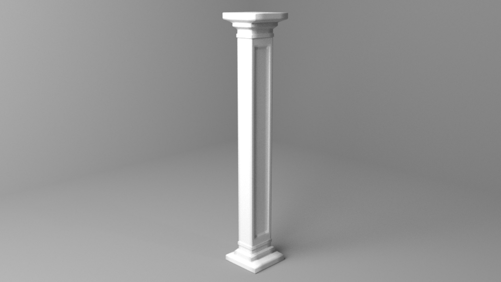 3D Model Pillar Rectangle 2 - TurboSquid 1572685