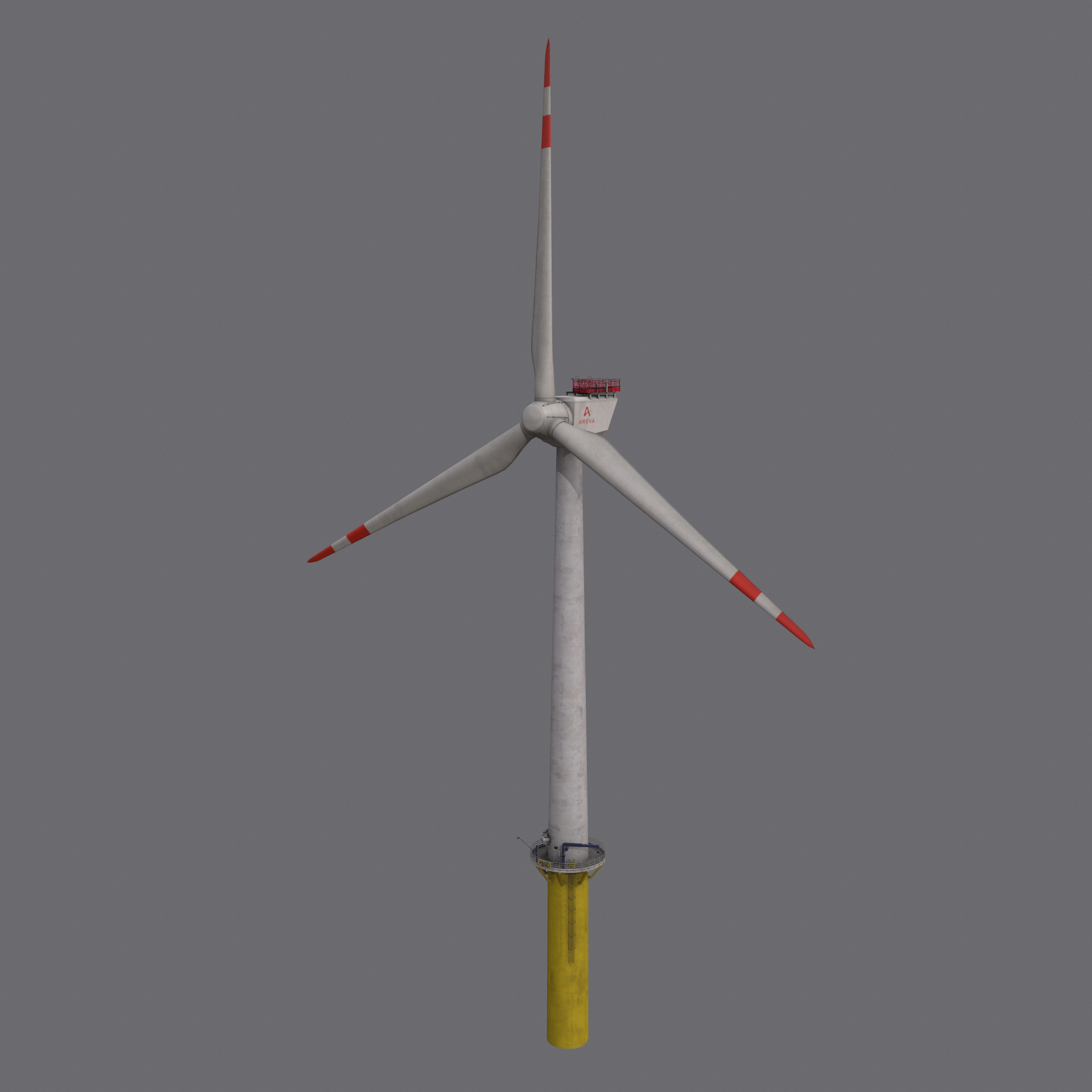 Offshore wind turbine 3D model - TurboSquid 1668915