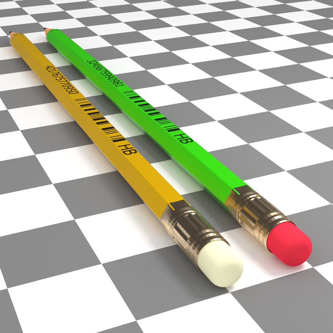 Pencils Model - TurboSquid 1557073