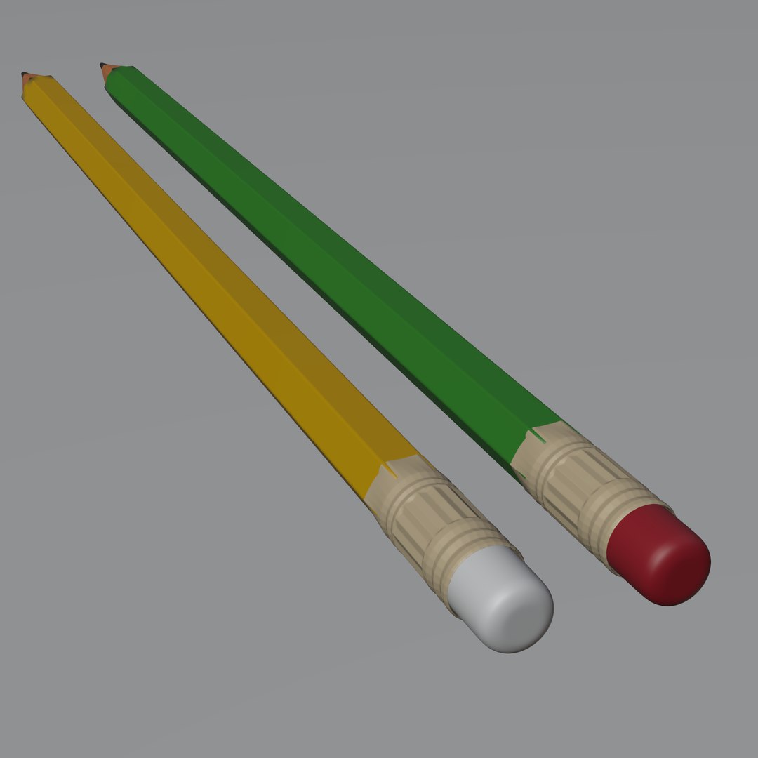 Pencils Model - TurboSquid 1557073