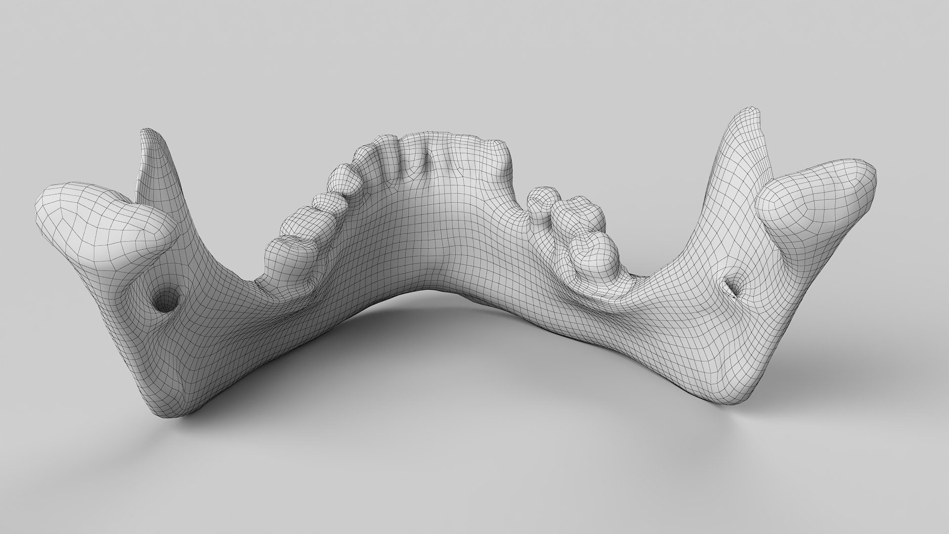 3D Human Lower Jaw 01 - TurboSquid 2147699