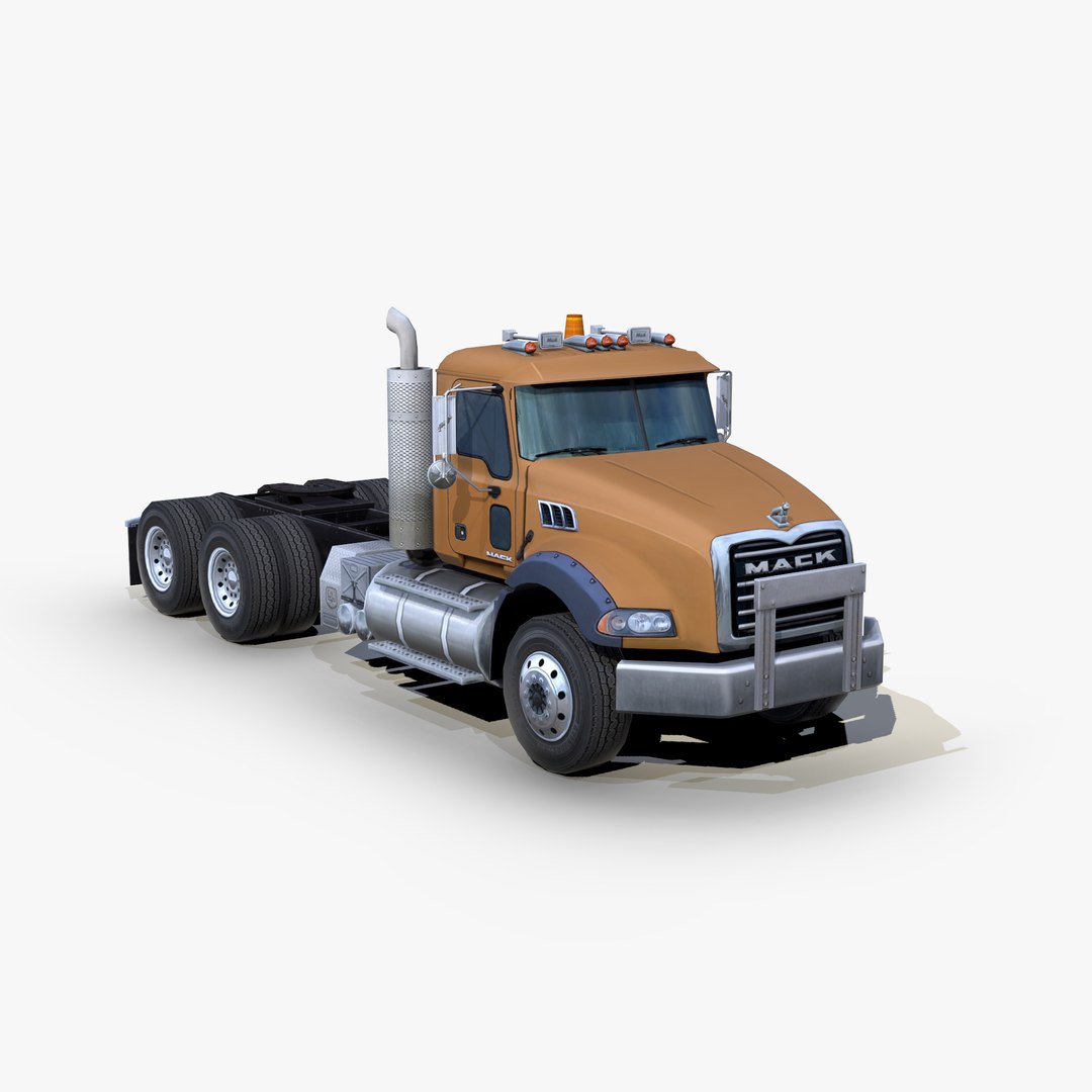 3D Mack GRANITE CT713 semi truck 2006 - TurboSquid 1905360