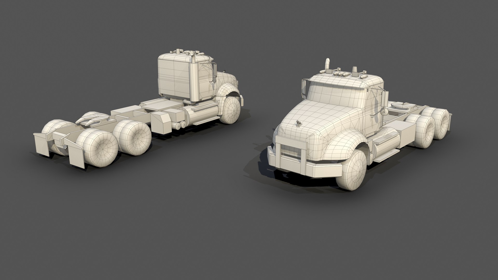 3D Mack GRANITE CT713 Semi Truck 2006 - TurboSquid 1905360