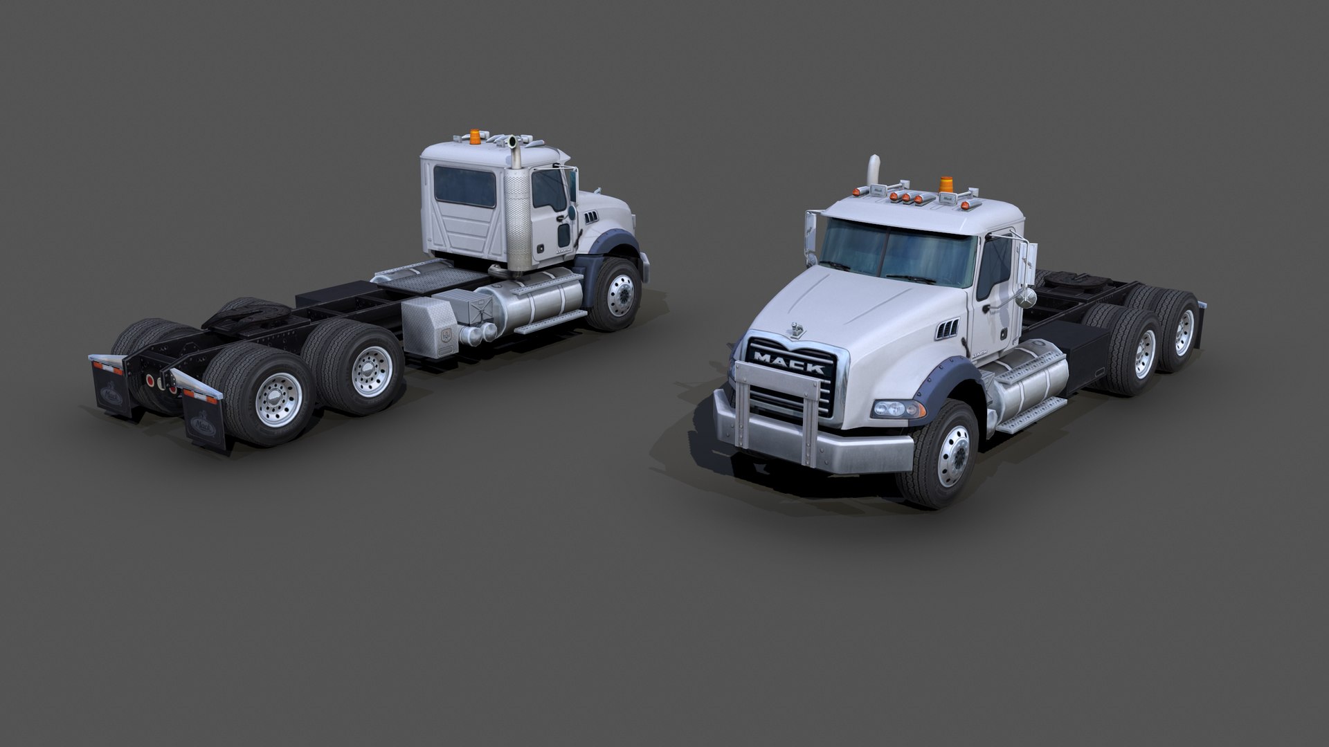 3D Mack GRANITE CT713 Semi Truck 2006 - TurboSquid 1905360