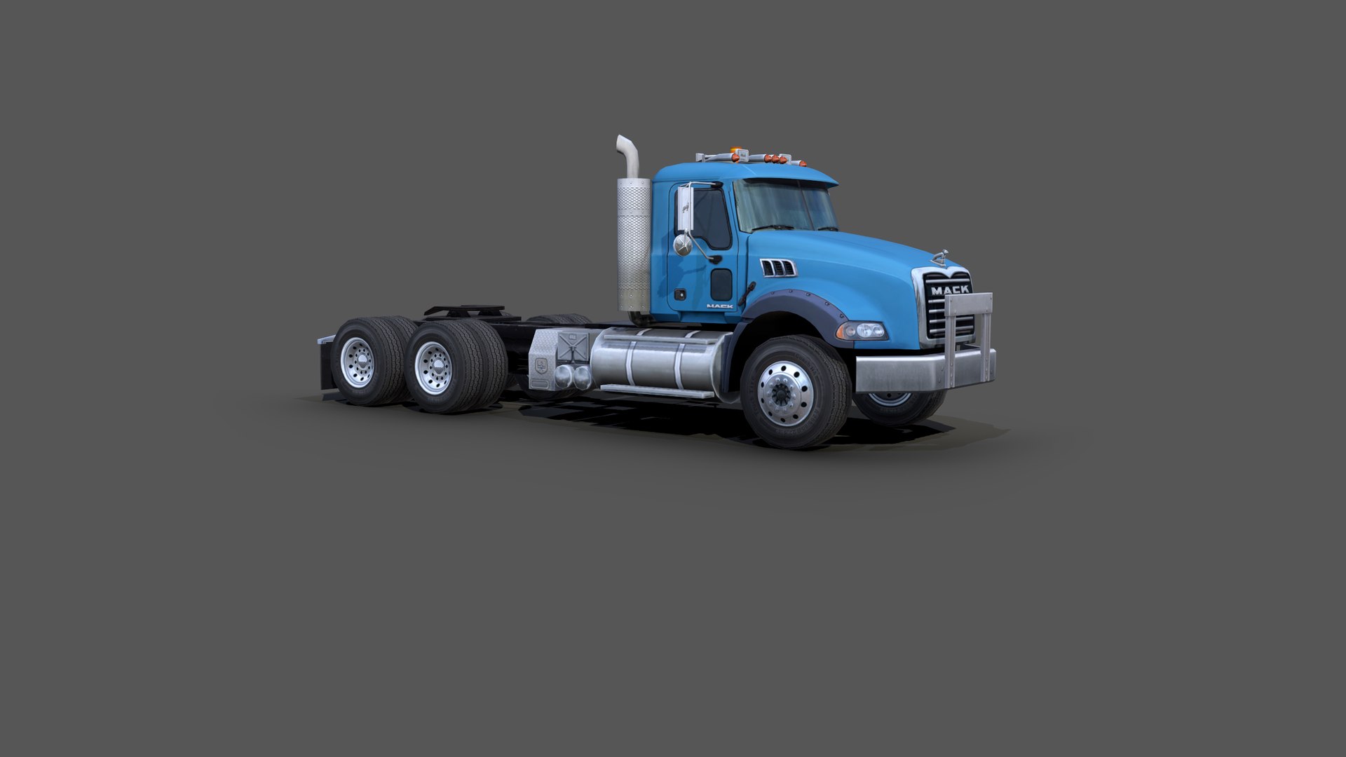 3D Mack GRANITE CT713 Semi Truck 2006 - TurboSquid 1905360