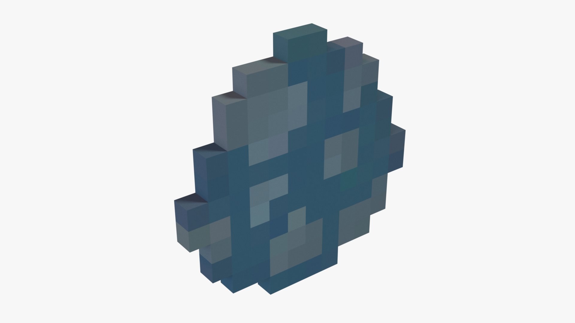 Minecraft Squid Egg 3D Model - TurboSquid 1926541