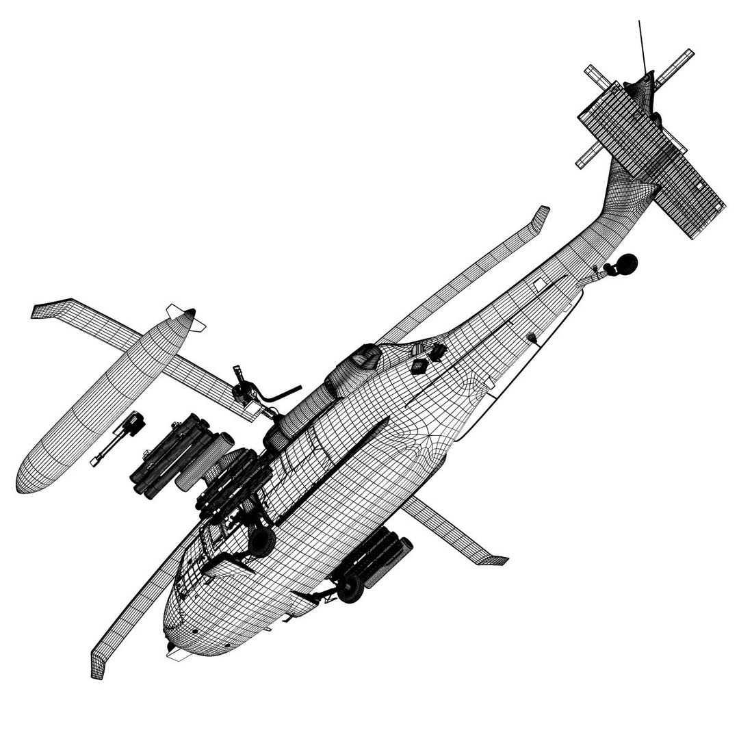 3d model of purchase uh-60m battlehawk sikorsky uh-60