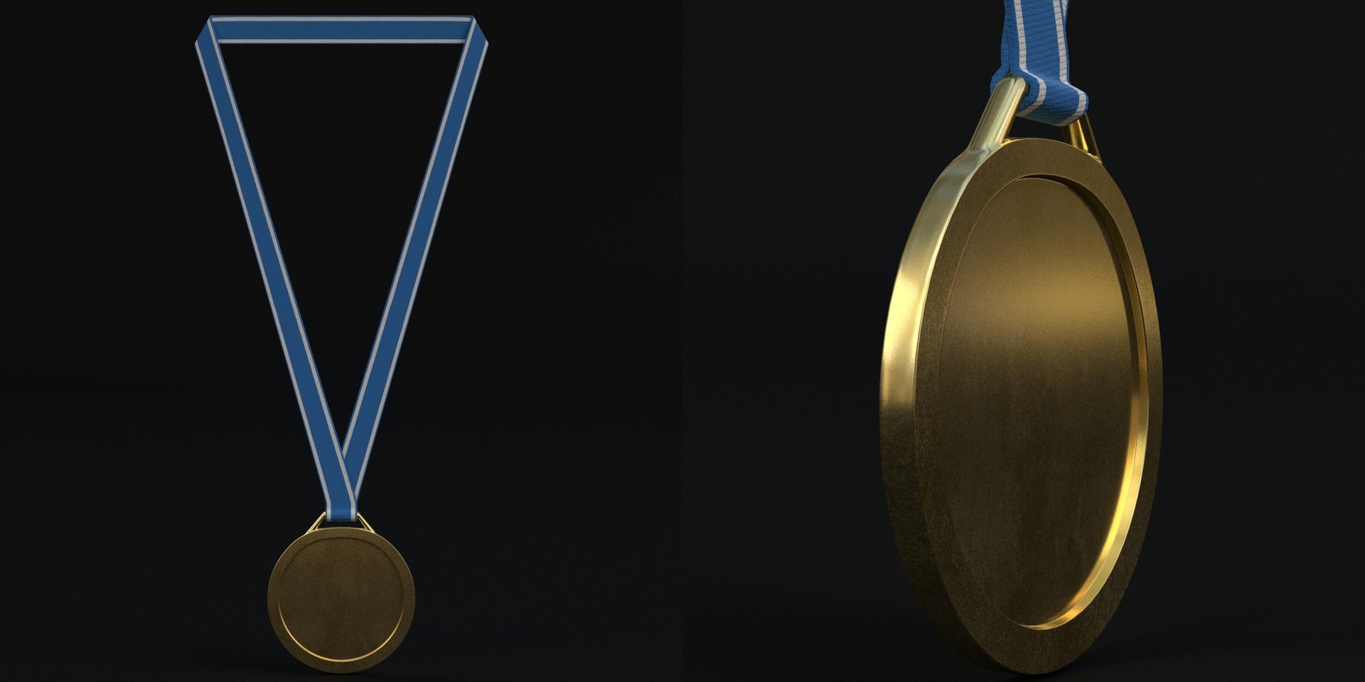 3D Sport Medal Model - TurboSquid 1488016