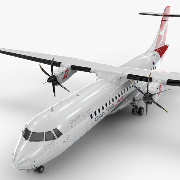 3D модель ATR 72 QANTAS ССЫЛКА L1625 - TurboSquid 1867796