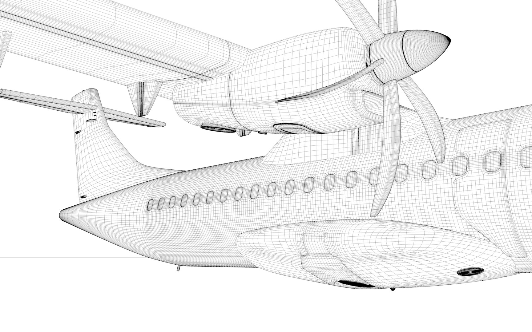 3D ATR 72 QANTAS LINK L1625 - TurboSquid 1867796