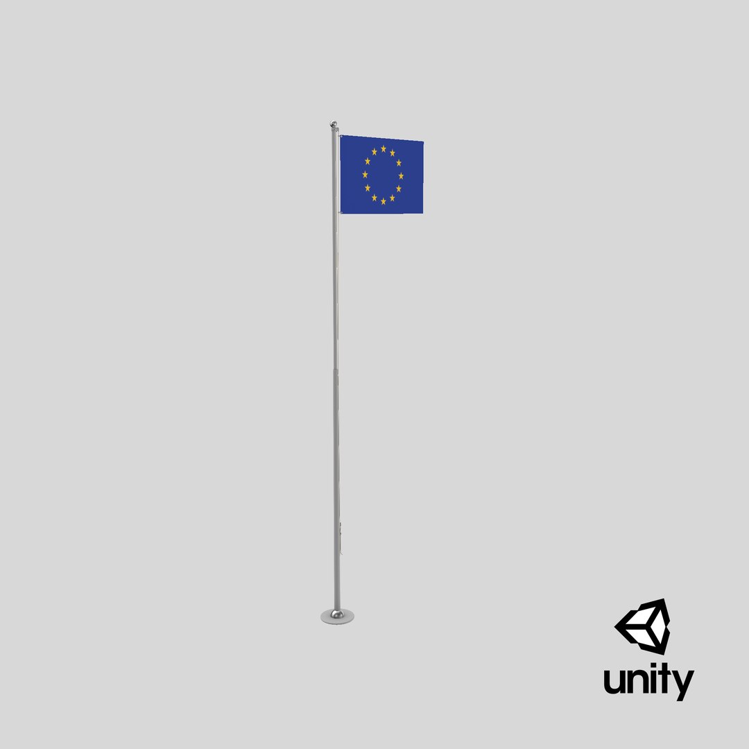 3D Flag Of Europe V6 Model - TurboSquid 1872863
