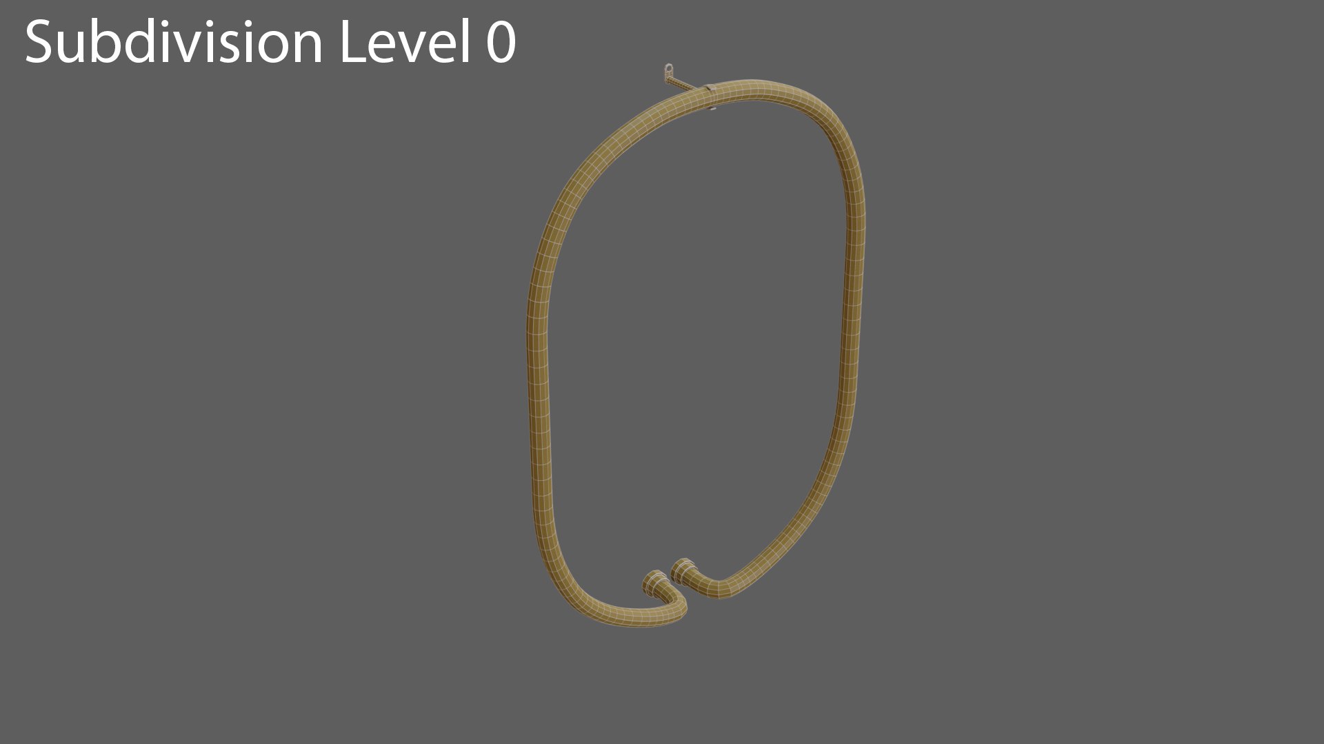 Neon Red Alphabet O model - TurboSquid 2151179