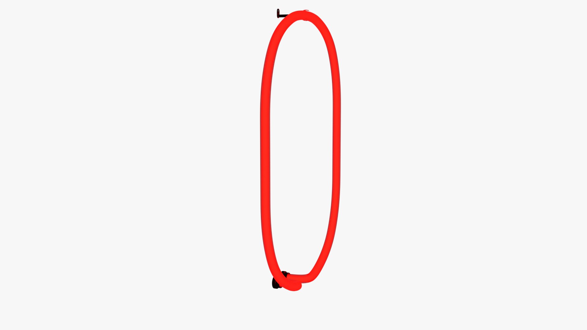 Neon Red Alphabet O model - TurboSquid 2151179