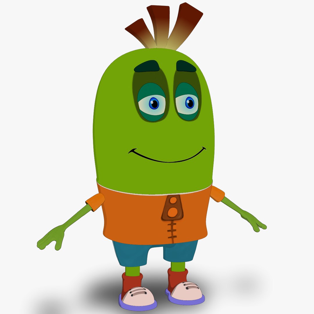 Low-poly Non Rigged Bean 3d Model