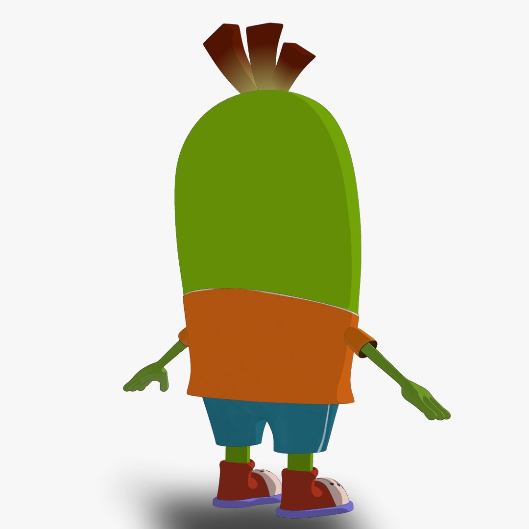 Low-poly Non Rigged Bean 3d Model