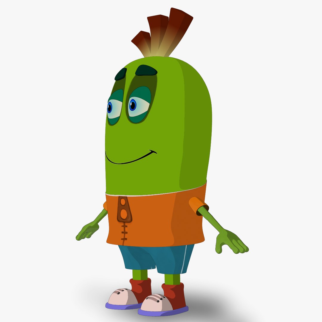 Low-poly Non Rigged Bean 3d Model