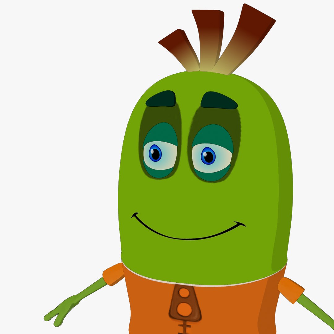 Low-poly Non Rigged Bean 3d Model