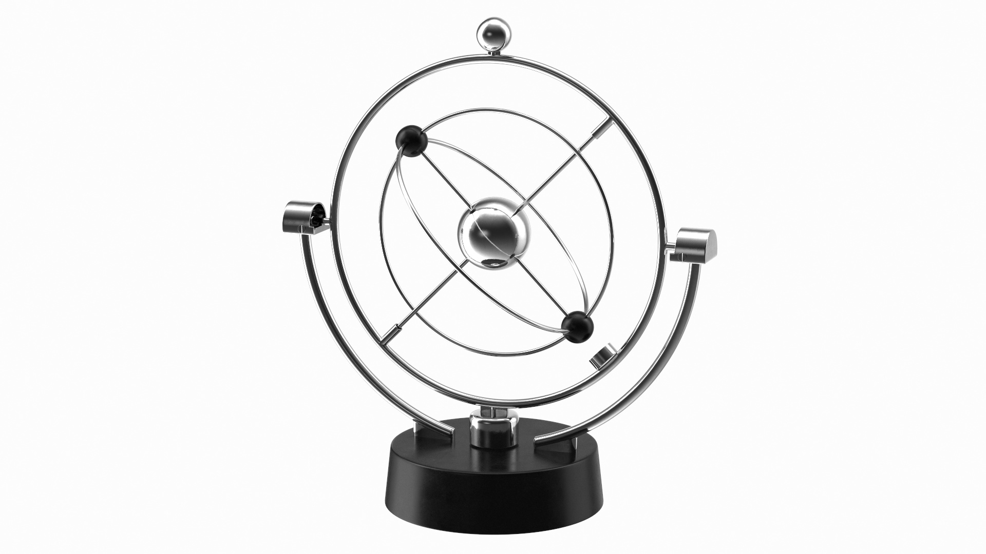 3D Model Orbital Newton Pendulum Model - TurboSquid 1749932