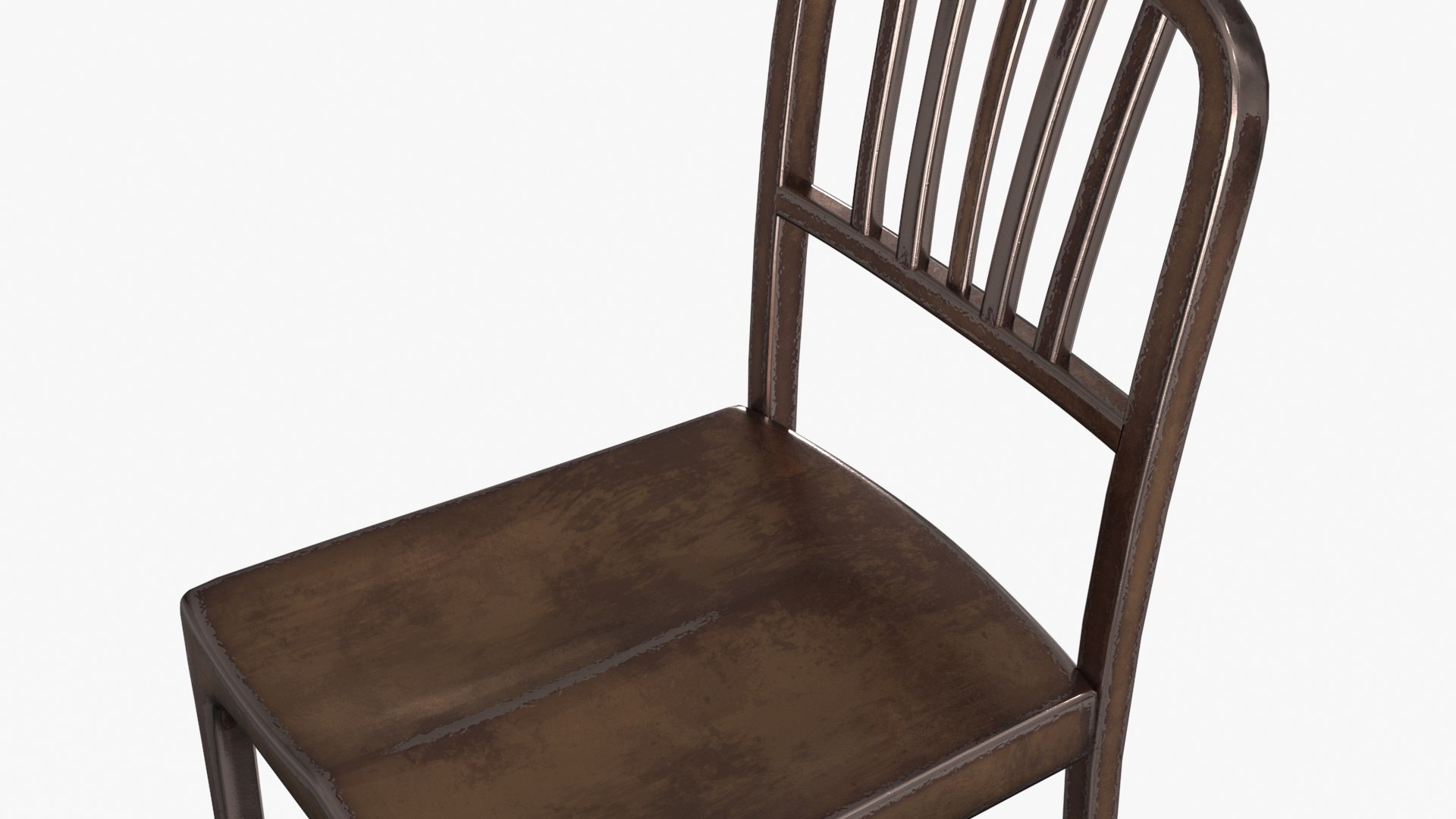 3D Cafe Bar Stool Vintage Cooper Model - TurboSquid 2211189