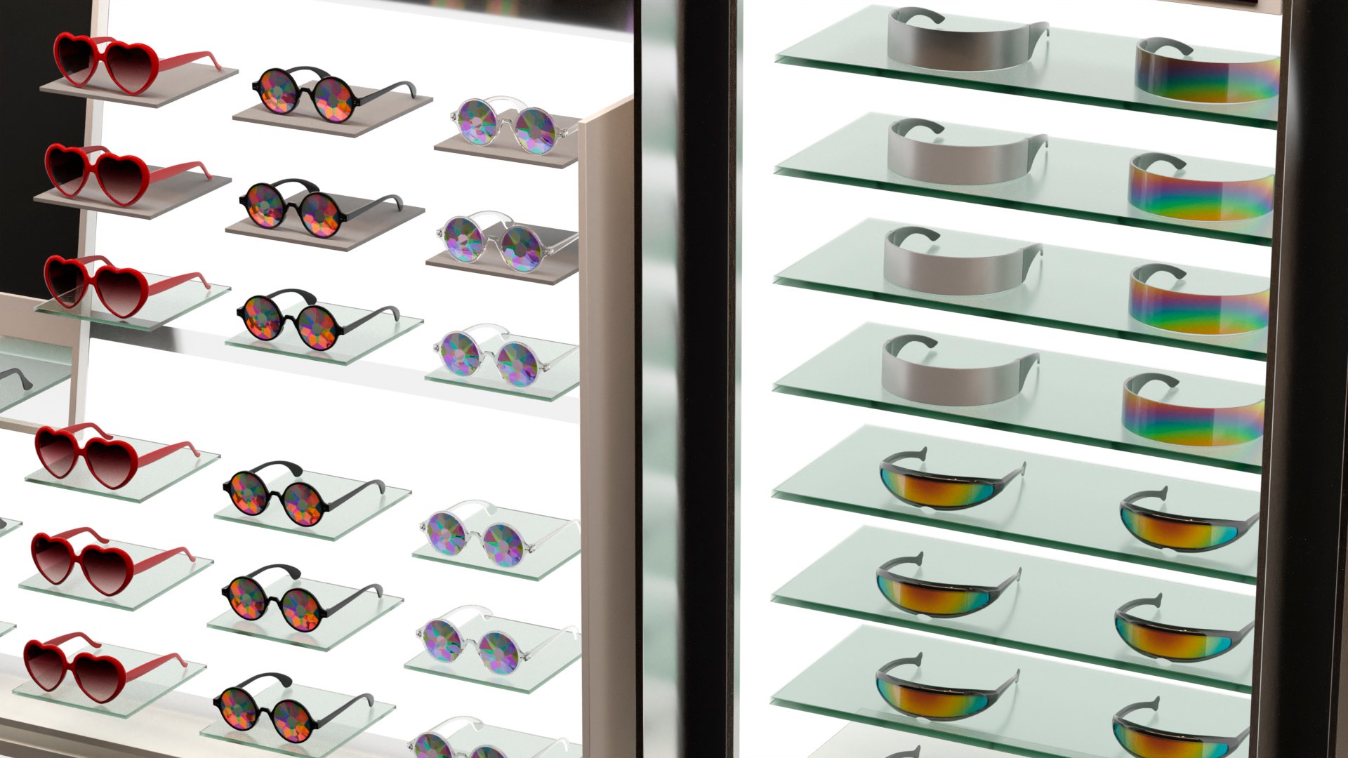 Futuristic Cyclops Shield Sunglasses 3D Model - TurboSquid 1699025