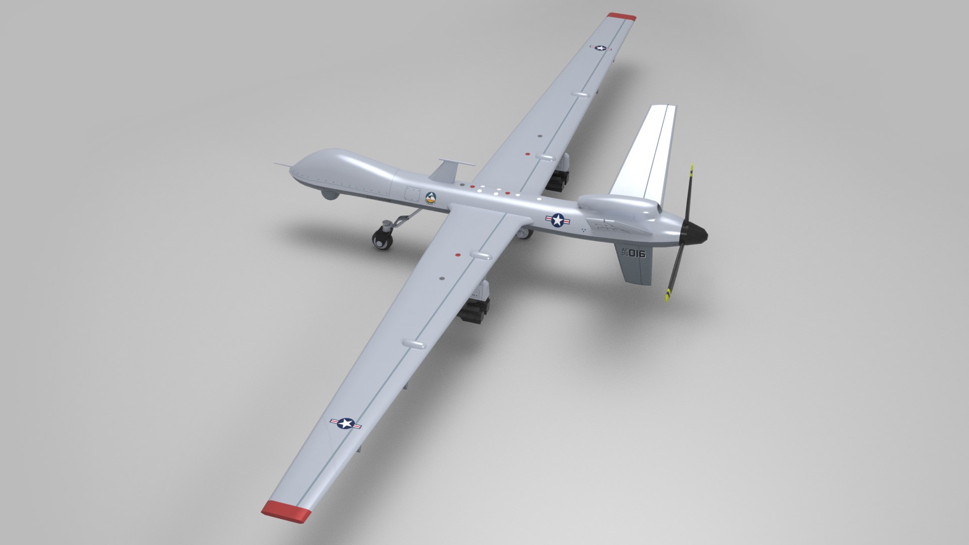 MQ-9 Reaper Model - TurboSquid 1890624