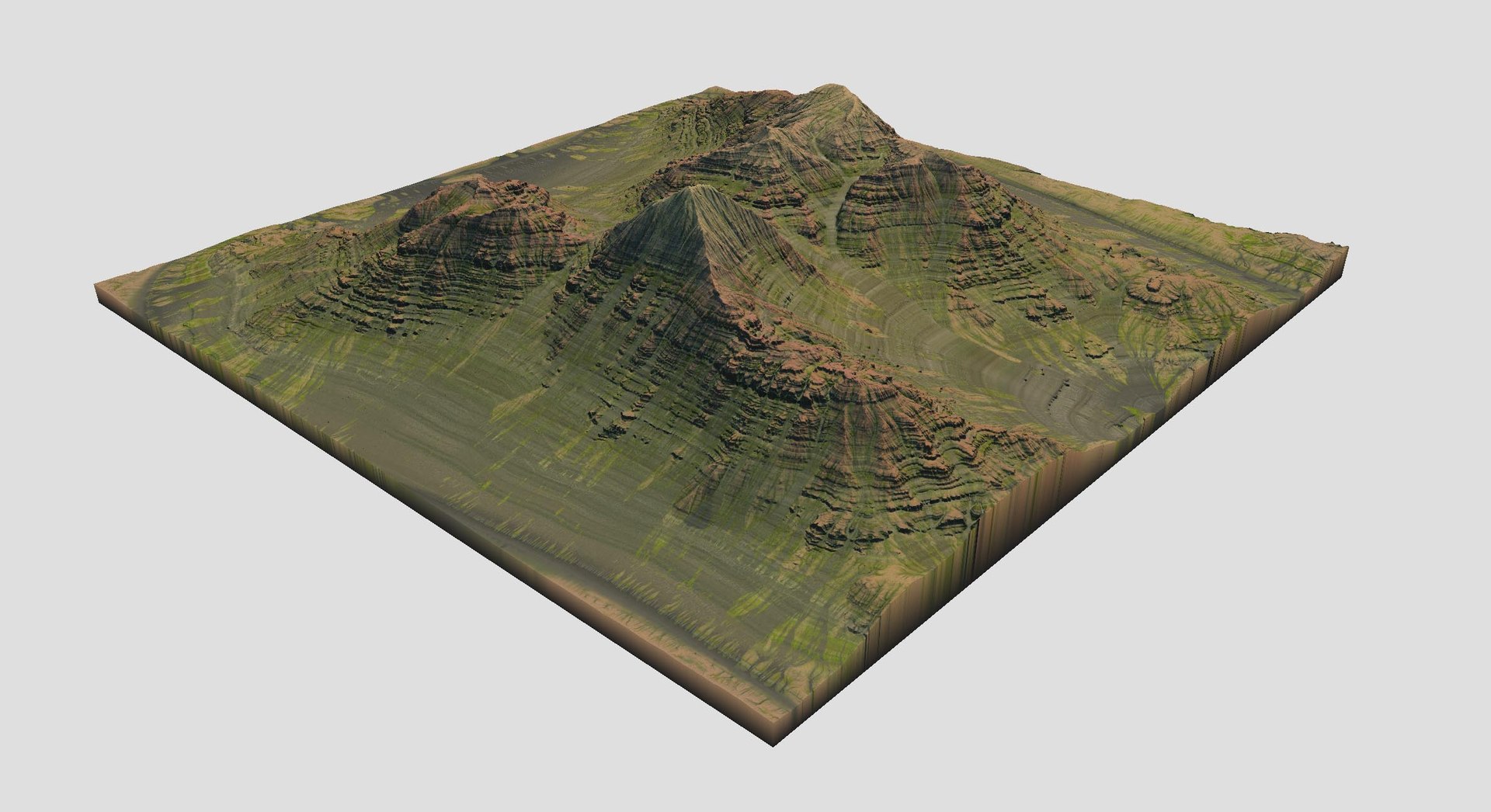 3D Games Terrain Model - TurboSquid 1617433