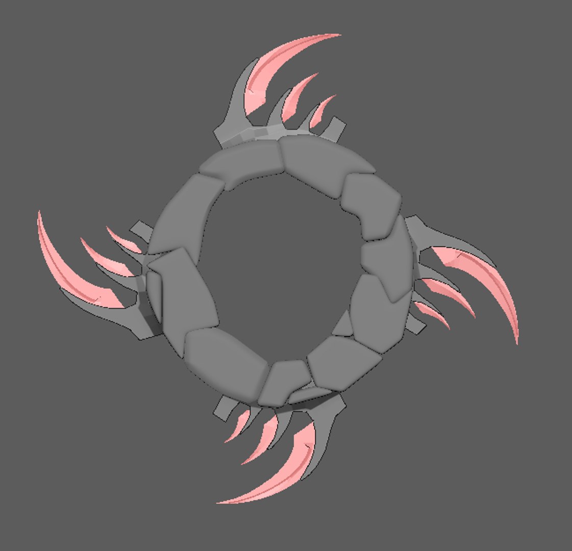 Chakram Weapon 3D Model - TurboSquid 1585950
