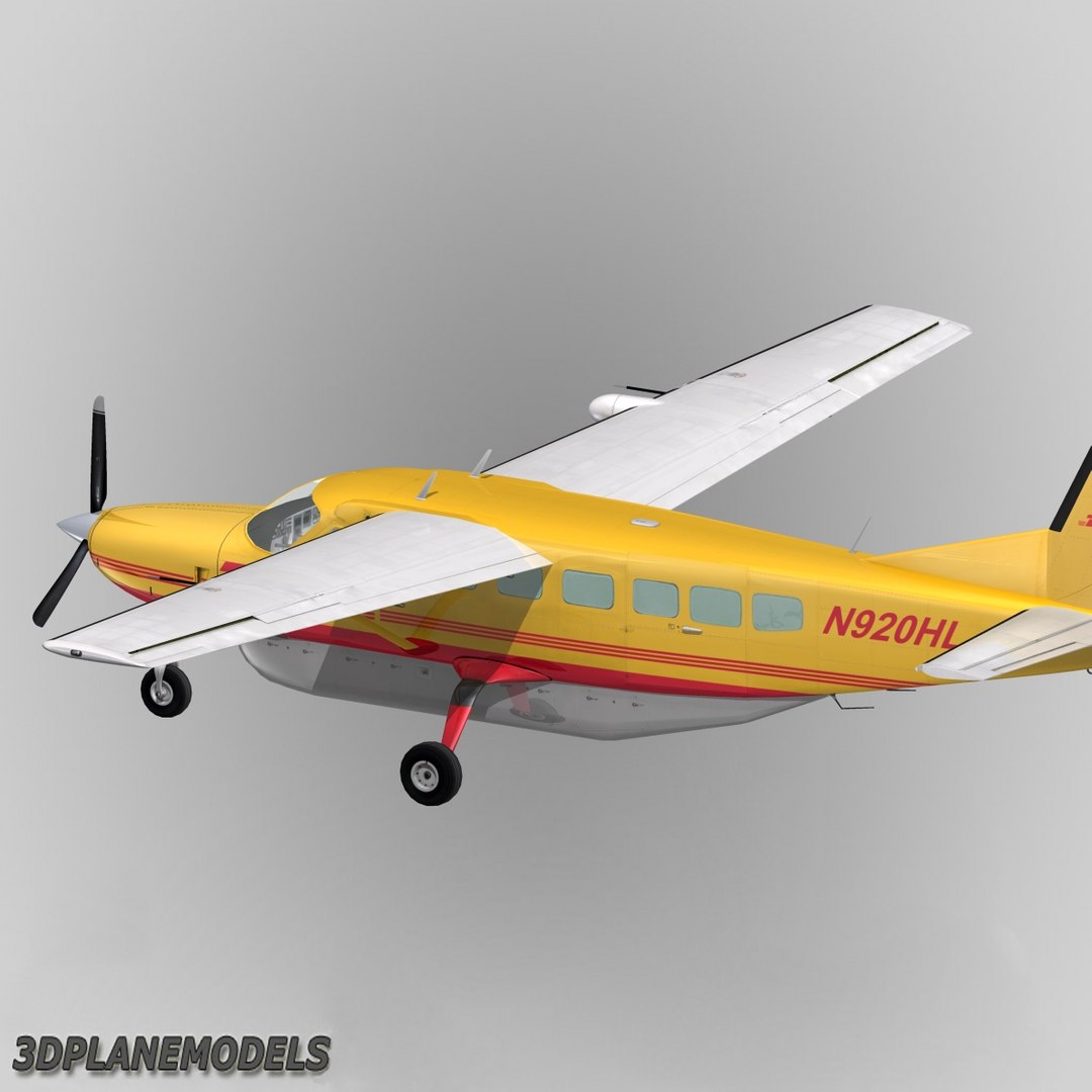 3d Model Cessna 208 Cargo Super