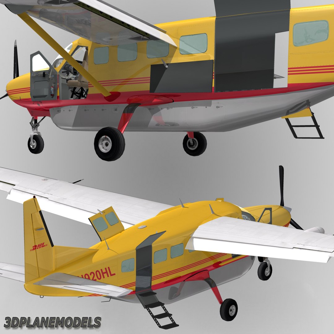 3d Model Cessna 208 Cargo Super