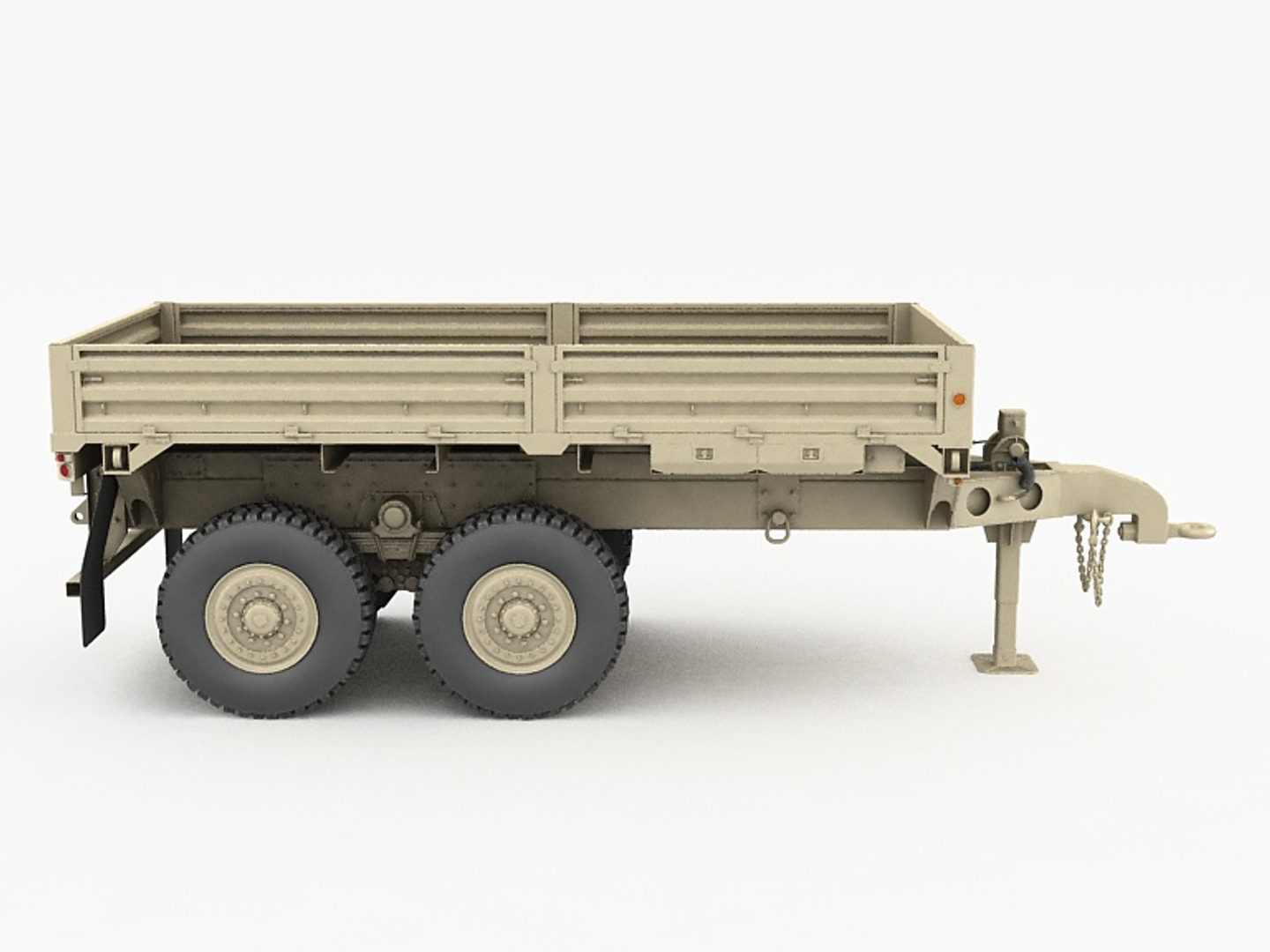 3D M1095 Trailer Vehicles Model - TurboSquid 1553256