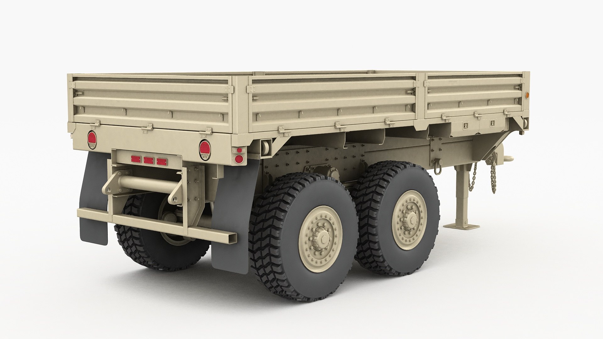 3D M1095 Trailer Vehicles Model - TurboSquid 1553256