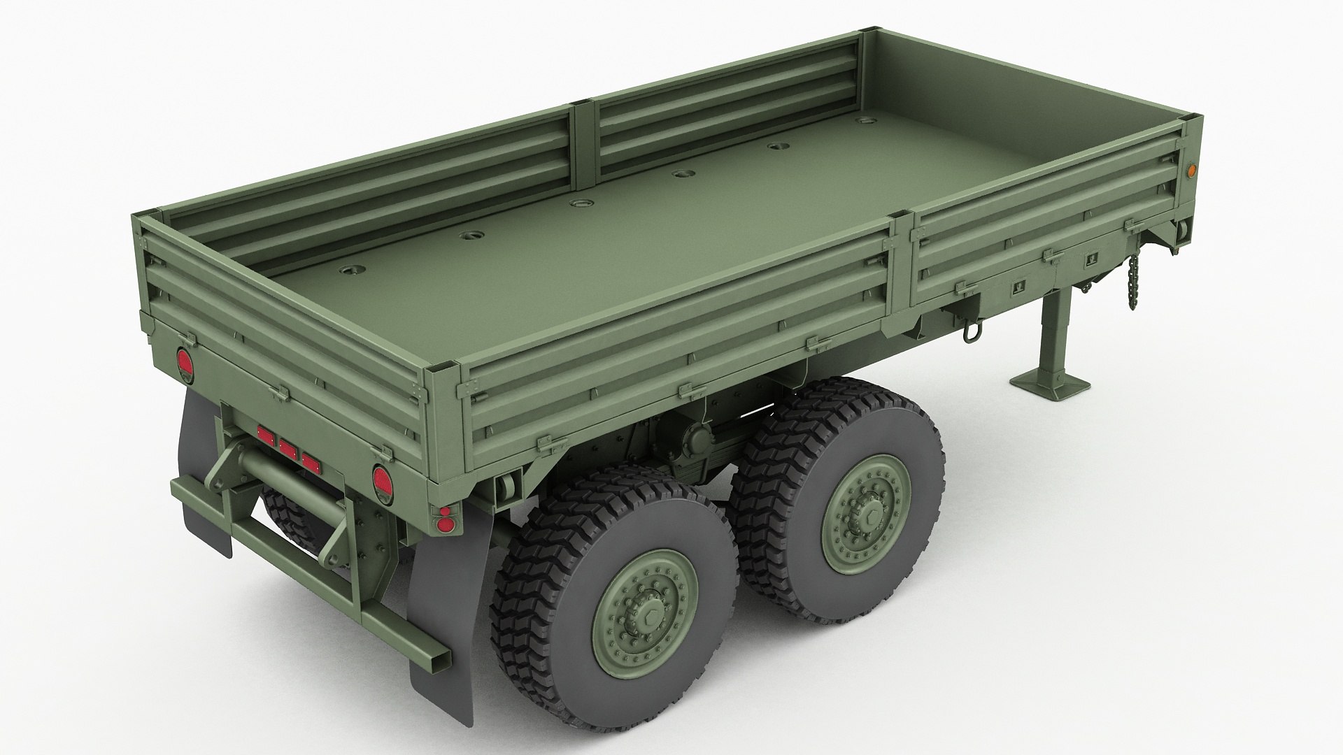 3D m1095 trailer vehicles model - TurboSquid 1553256