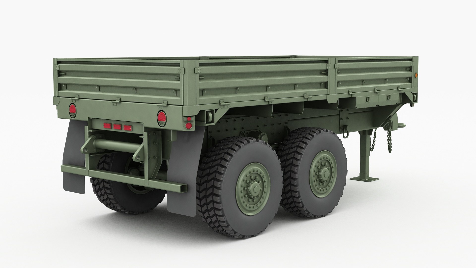 3D M1095 Trailer Vehicles Model - TurboSquid 1553256