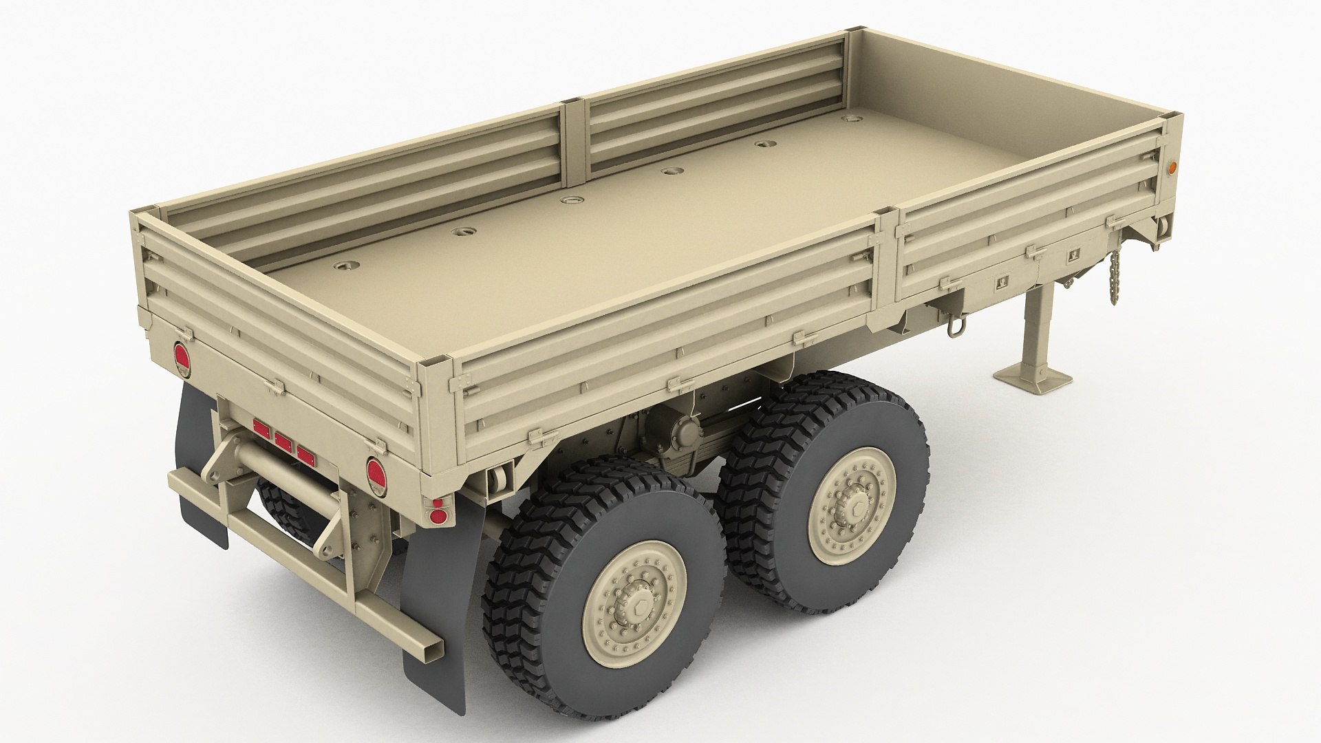 3D m1095 trailer vehicles model - TurboSquid 1553256