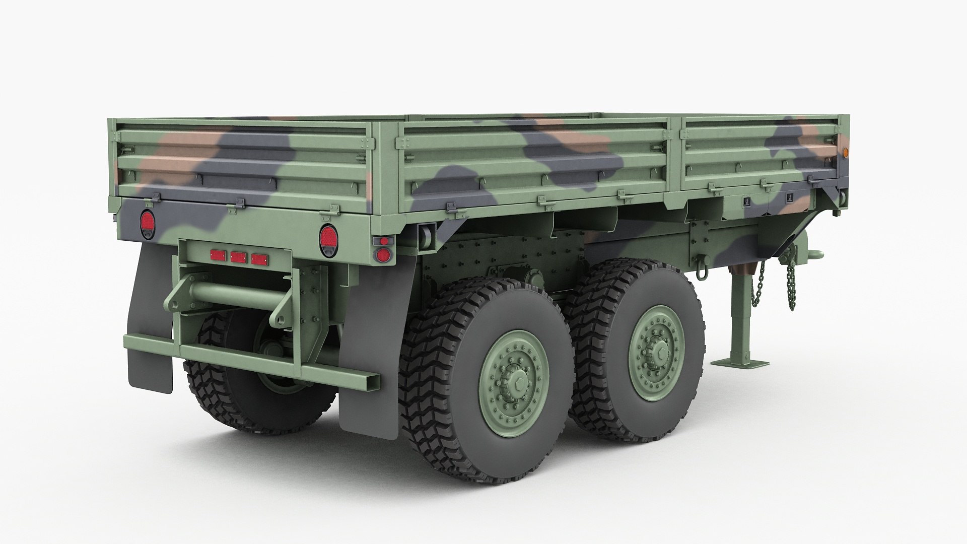 3D M1095 Trailer Vehicles Model - TurboSquid 1553256