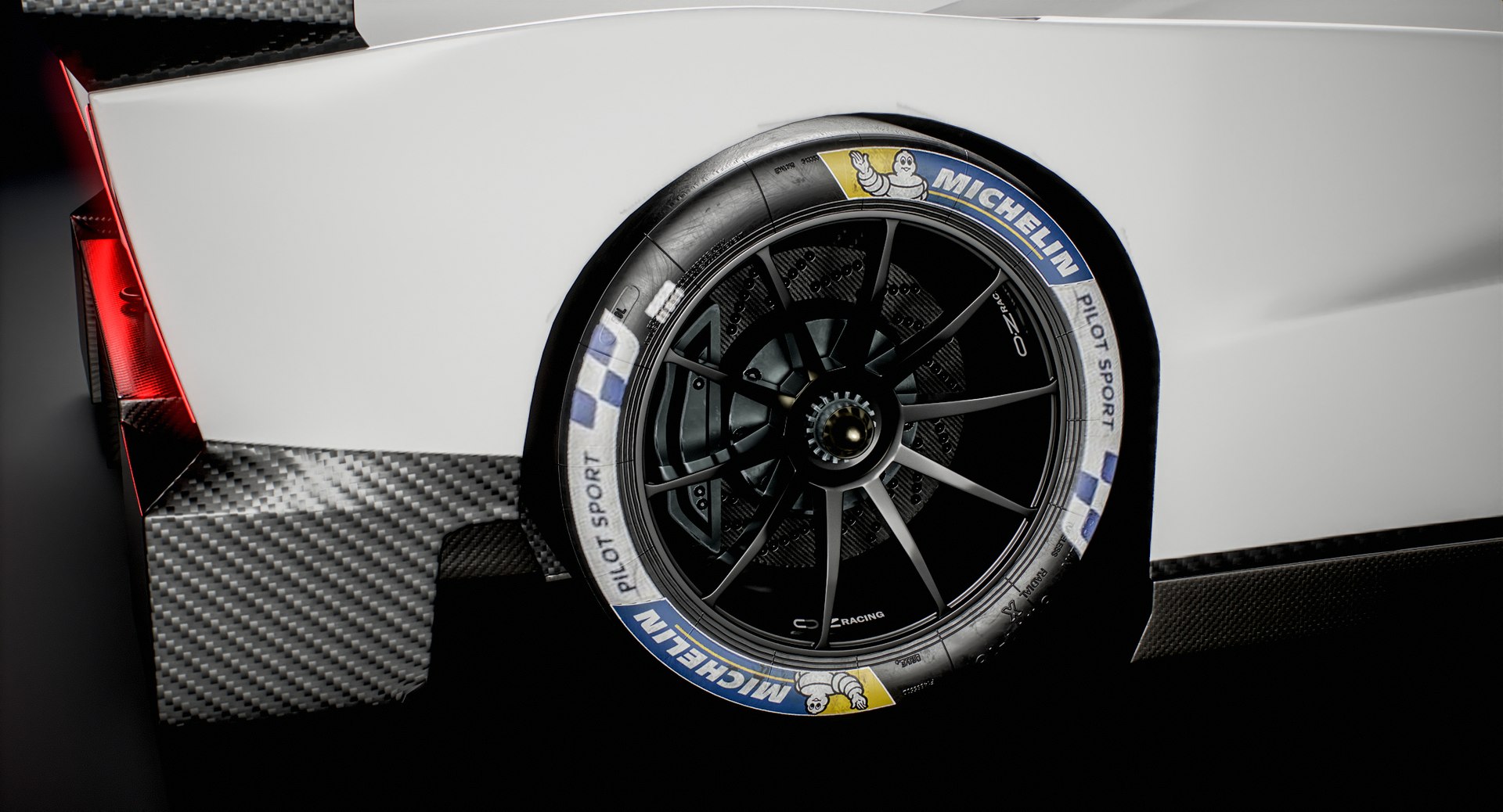 3D Acura ARX-06 LMDh Hypercar Season 2023 White Mockup - TurboSquid 2105248