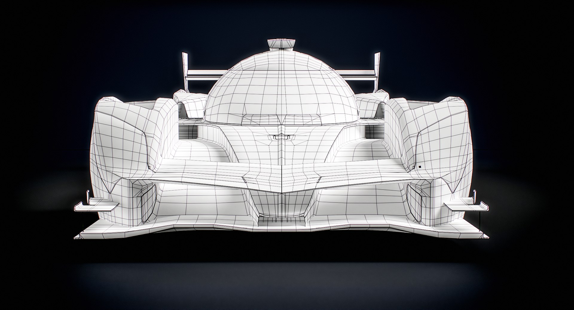 3D Acura ARX-06 LMDh Hypercar Season 2023 White Mockup - TurboSquid 2105248