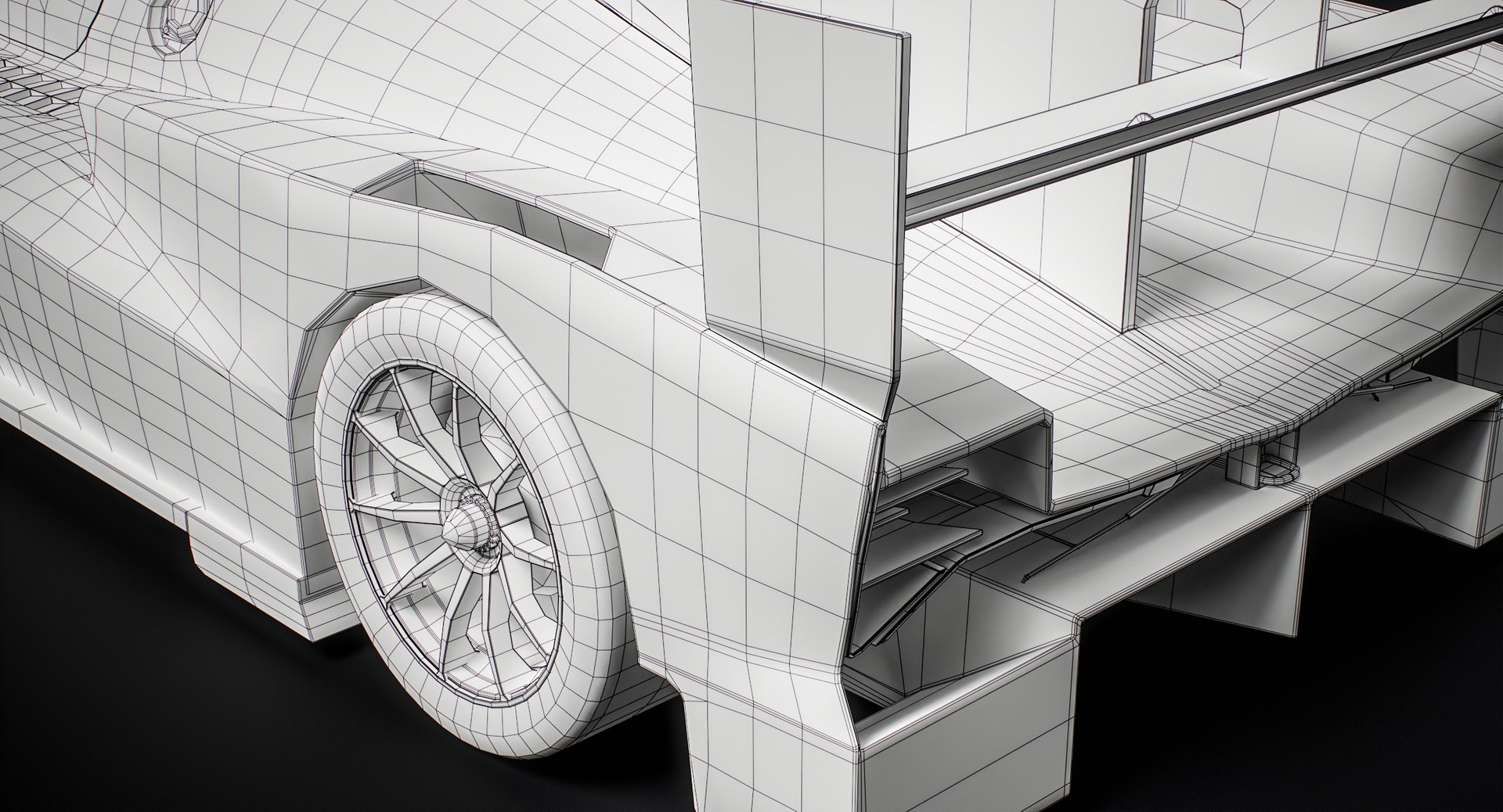 3D Acura ARX-06 LMDh Hypercar Season 2023 White Mockup - TurboSquid 2105248