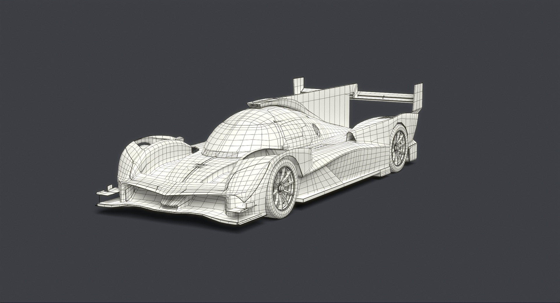 3D Acura ARX-06 LMDh Hypercar Season 2023 White Mockup - TurboSquid 2105248