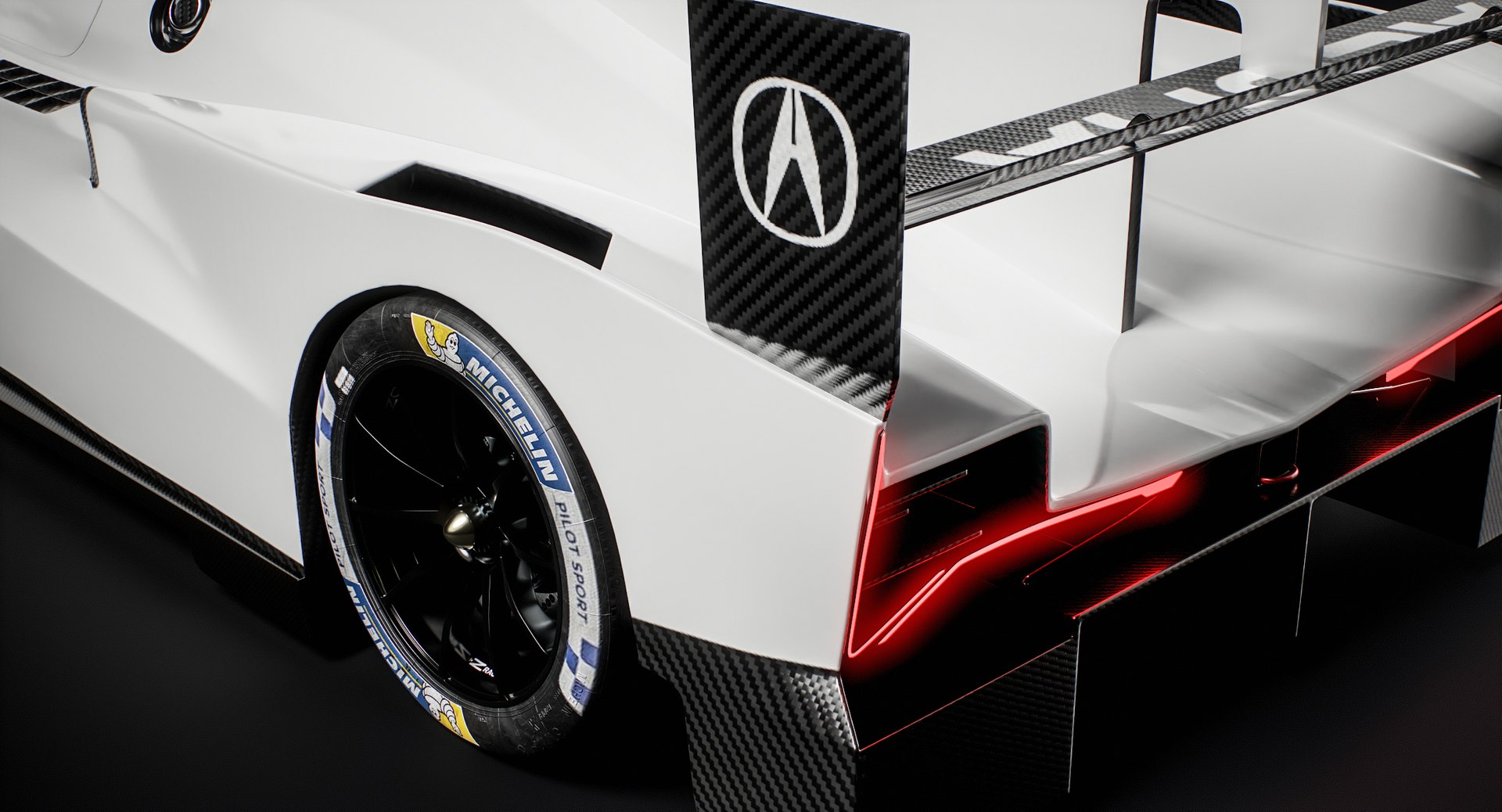 3D Acura ARX-06 LMDh Hypercar Season 2023 White Mockup - TurboSquid 2105248