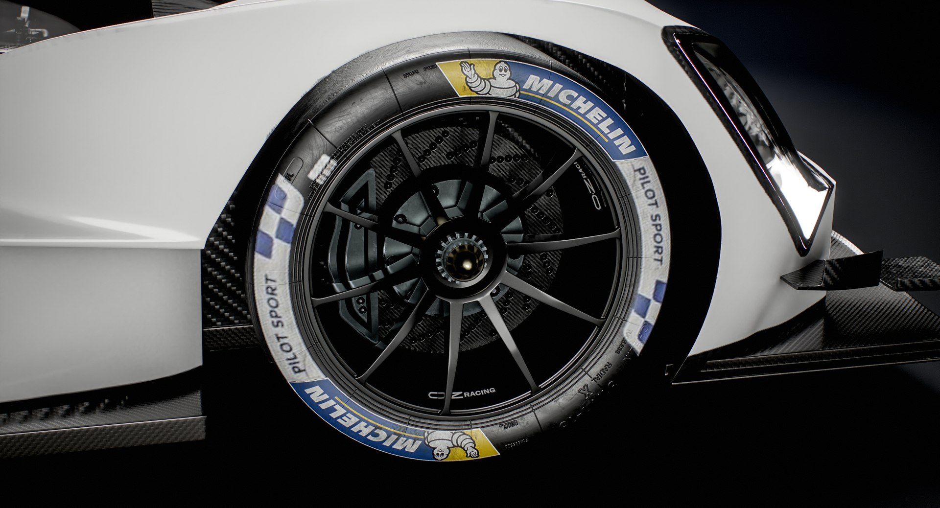 3D Acura ARX-06 LMDh Hypercar Season 2023 White Mockup - TurboSquid 2105248