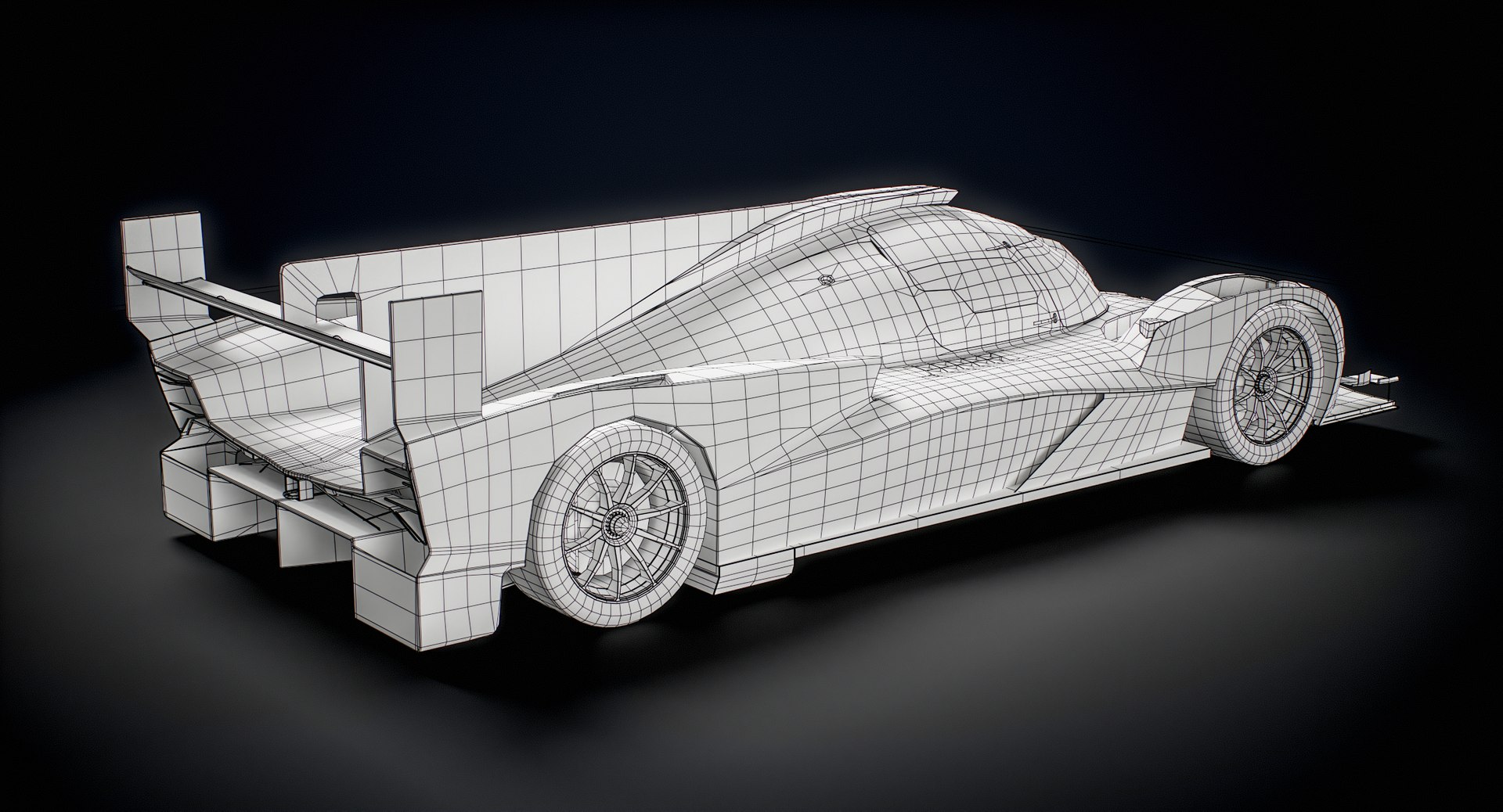 3D Acura ARX-06 LMDh Hypercar Season 2023 White Mockup - TurboSquid 2105248