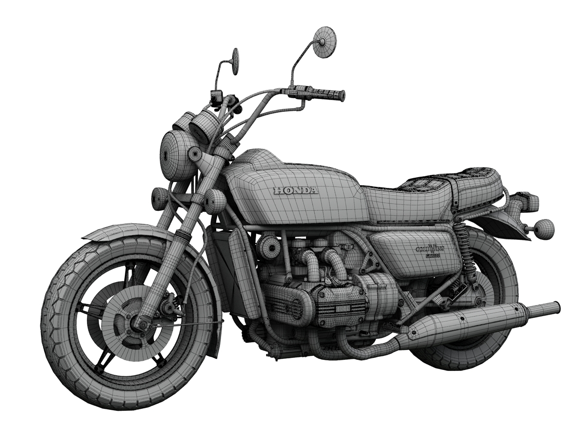 3d honda gl1000 goldwing 1978