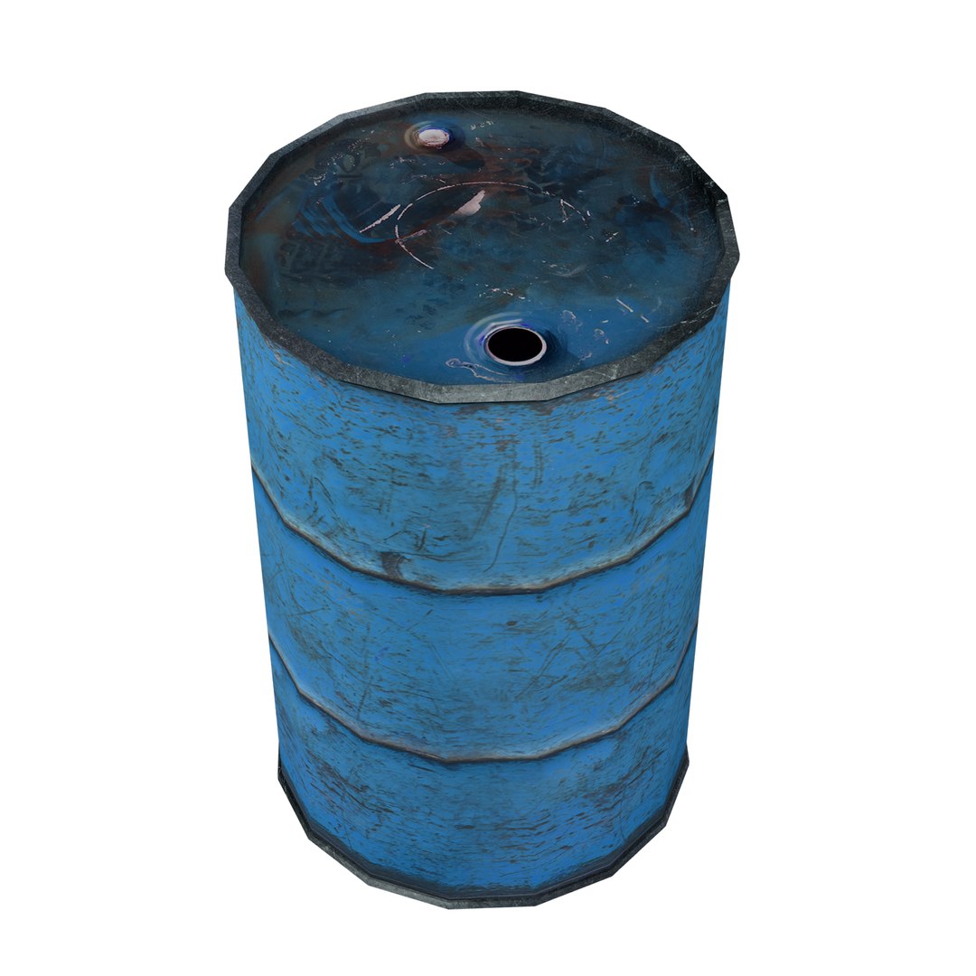 Rusty Industrial Barrel 3D Model - TurboSquid 1553794
