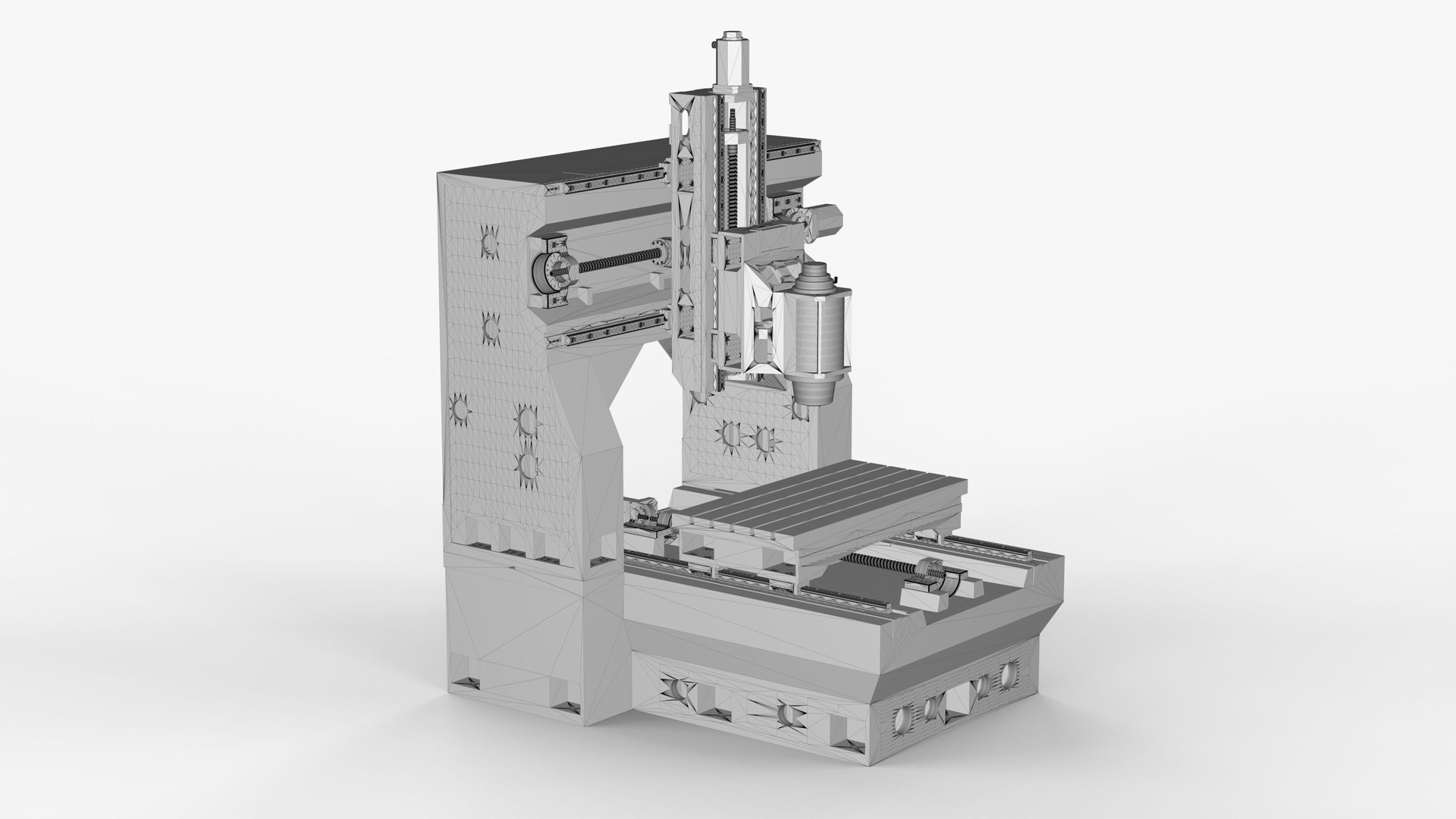 Small CNC Milling Machine Model - TurboSquid 1956949