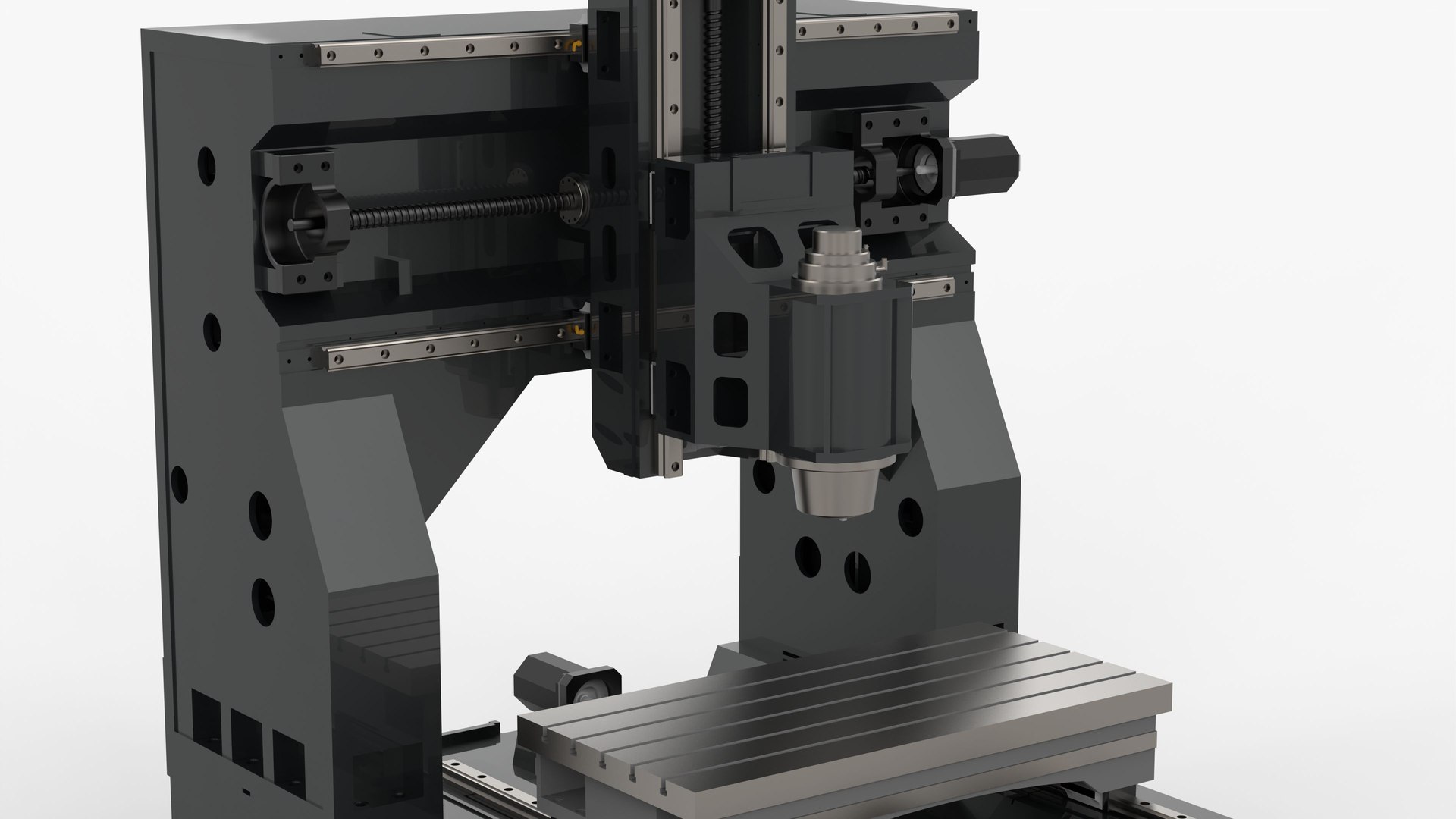 Small CNC Milling Machine Model - TurboSquid 1956949