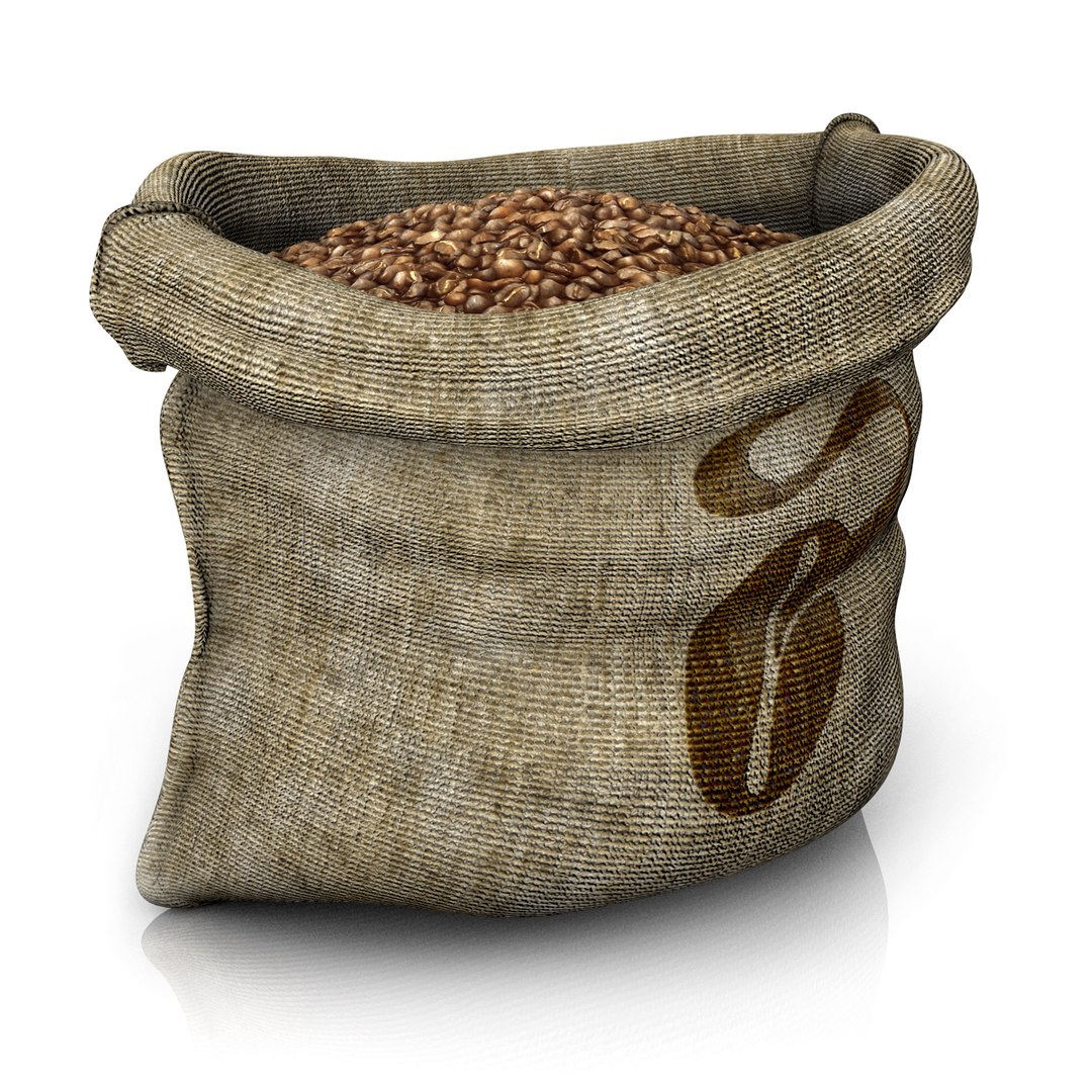 3d Sack Beans Model