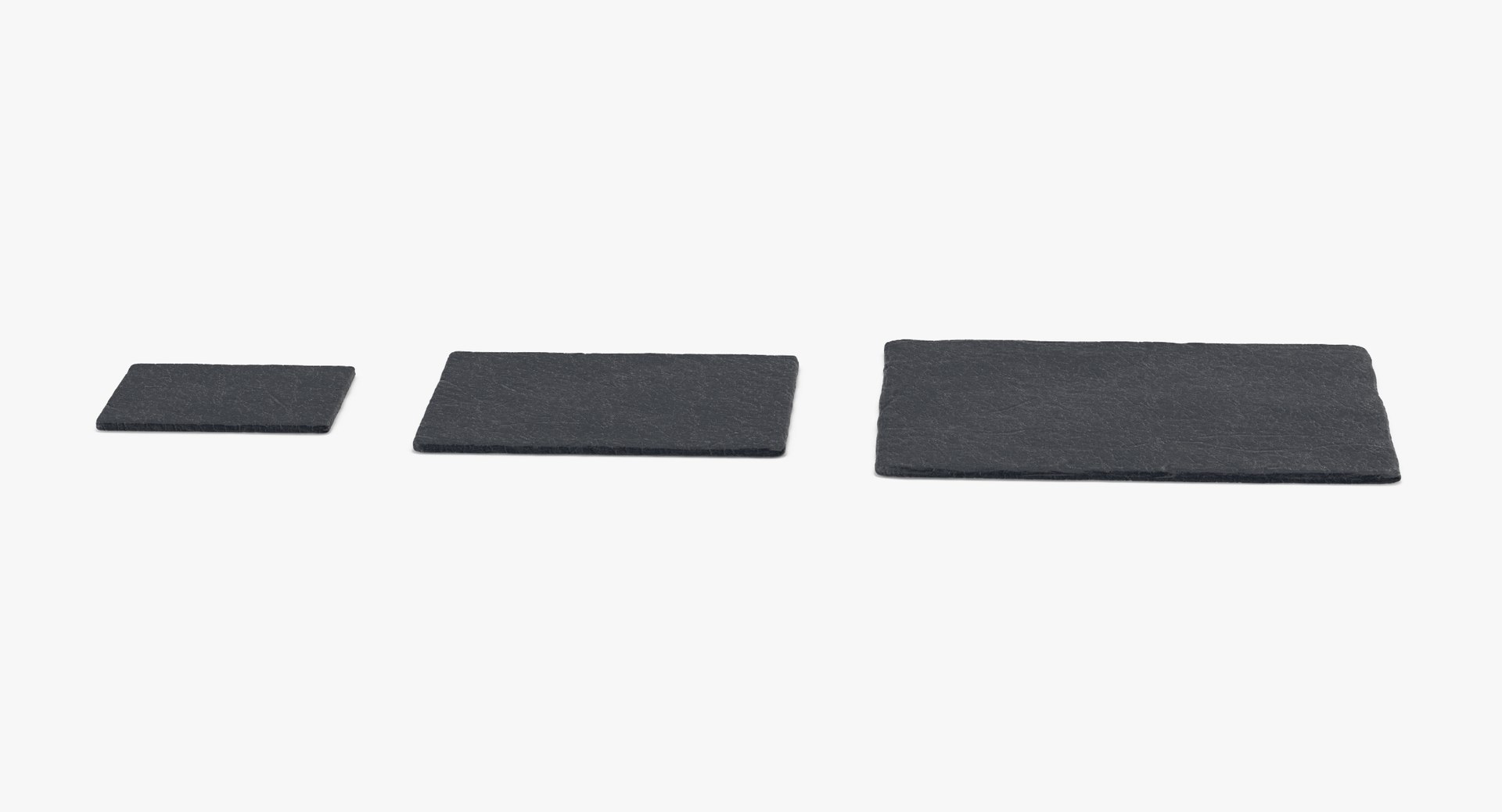 3d Model Slate Square Plates