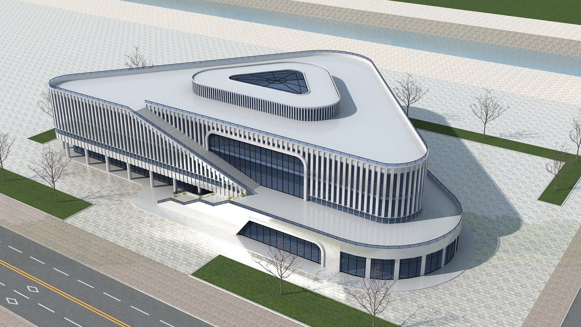 Modern Building 99 3D - TurboSquid 2493469