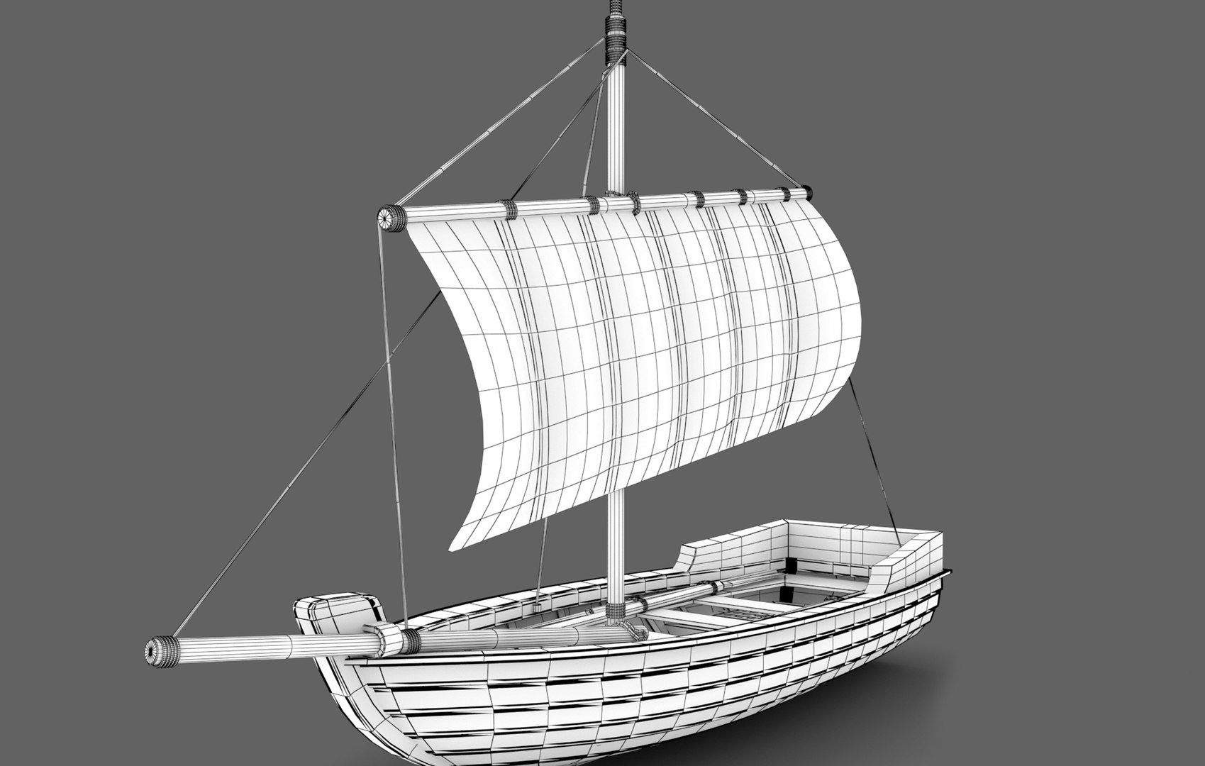 3D Old Boat Model - TurboSquid 2004124